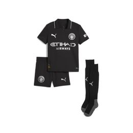 Puma Trainingsanzug Jungen Gr&ouml;&szlig;e 110 schwarz / wei&szlig;
