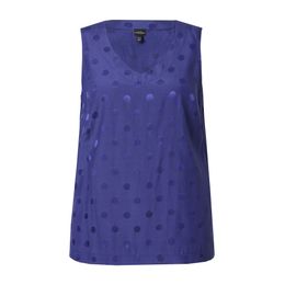 Ulla Popken Bluse Damen Gr&ouml;&szlig;e L/XL blau / dunkelblau
