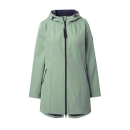 Ulla Popken Funktionsjacke Damen Gr&ouml;&szlig;e XXXL/4XL dunkelblau / mint