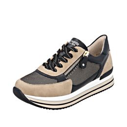 Remonte Sneaker 'D1328' Damen Gr&ouml;&szlig;e 37 beige / schwarz