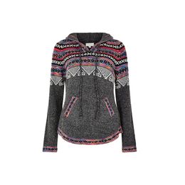 Apricot Pullover 'Fairisle' Damen Gr&ouml;&szlig;e L dunkelgrau / mischfarben