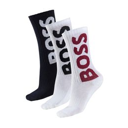 BOSS Socken Herren Gr&ouml;&szlig;e 43/46 rot / schwarz / wei&szlig;