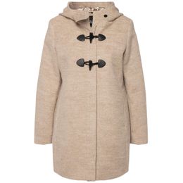 Ulla Popken Mantel Damen Gr&ouml;&szlig;e XXXL/4XL beige Wintermantel