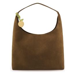 Seidenfelt Schultertasche 'Nibe' Damen Gr&ouml;&szlig;e One Size dunkelbraun