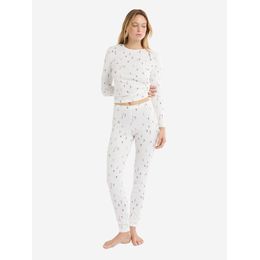 Etam Pyjamahose 'Wik' Damen Gr&ouml;&szlig;e XL ecru / blau / limette / pink Winterkleid