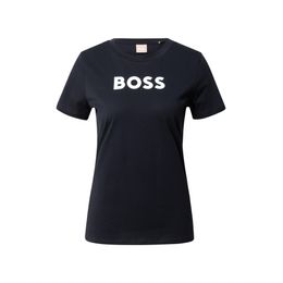 BOSS T-Shirt 'Elogo' Damen Gr&ouml;&szlig;e S schwarz / wei&szlig;