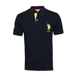 U.S. Polo Assn. Shirt 'Kory' Herren Gr&ouml;&szlig;e XL zitronengelb / schwarz
