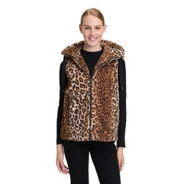 Betty Barclay Weste Damen Gr&ouml;&szlig;e 4XL camel / schwarz