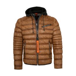 Milestone &Uuml;bergangsjacke 'MSApollo' Herren Gr&ouml;&szlig;e XXL cognac