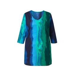 Ulla Popken Shirt Damen Gr&ouml;&szlig;e 4XL/5XL t&uuml;rkis / himmelblau / dunkelblau / jade