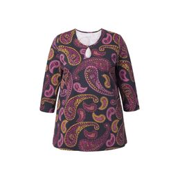 Ulla Popken Shirt Damen Gr&ouml;&szlig;e M/L gelb / pink / schwarz