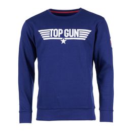 Top Gun Sweatshirt Herren Gr&ouml;&szlig;e S dunkelblau / wei&szlig;