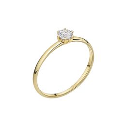 Celesta Ring Damen Gr&ouml;&szlig;e 56 gold / transparent