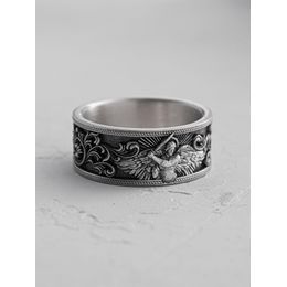 Reytel Ring 'ARCHANGEL MICHAEL' Herren Gr&ouml;&szlig;e 53 silber