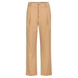 Replay B&uuml;gelfaltenhose 'Twill Pant' Damen Gr&ouml;&szlig;e 40 beige
