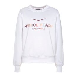 Venice Beach Sweatshirt Damen Gr&ouml;&szlig;e XS/S rauchgrau / burgunder / melone / wei&szlig;
