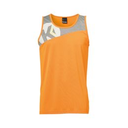 Kempa Funktionsshirt Herren Gr&ouml;&szlig;e XXL grau / orange / wei&szlig;