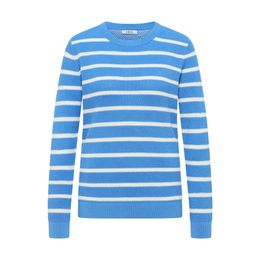 Cecil Pullover Damen Gr&ouml;&szlig;e M hellblau / wei&szlig;