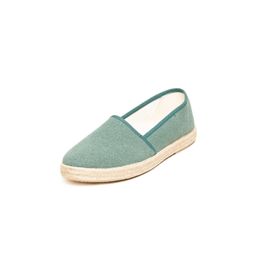Gottstein Espadrilles 'Espadrille Camping Linen uni V' Damen Gr&ouml;&szlig;e 40 gr&uuml;n