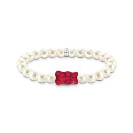 Thomas Sabo Armband Damen Gr&ouml;&szlig;e 15 rot / silber / perlwei&szlig;