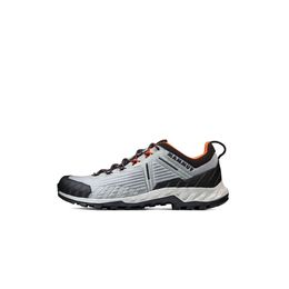 Mammut Halbschuh &lsquo;Alnasca Knit III Low&rsquo; Herren Gr&ouml;&szlig;e 44.5 hellgrau / orange / schwarz