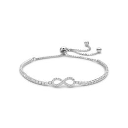 Pure Schmuck Armband 'Iced Out Infinity Tennisarmband' Damen Gr&ouml;&szlig;e 18/23 cm silber