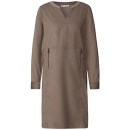 Street One Kleid Damen Gr&ouml;&szlig;e 44 dunkelbraun Winterkleid