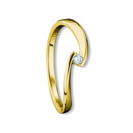 ONE ELEMENT Ring Damen Gr&ouml;&szlig;e 53 gold