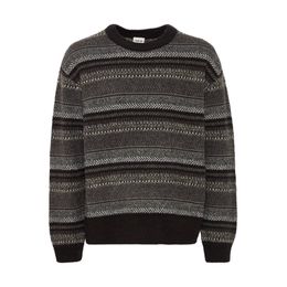 !Solid Pullover 'Maxwell' Herren Gr&ouml;&szlig;e M creme / grau / schwarz / offwhite