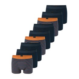 Schiesser Boxershorts '95/5 Organic Cotton' Herren Gr&ouml;&szlig;e M orange / schwarz