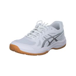 asics Sportschuh 'Upcourt 6' Damen Gr&ouml;&szlig;e 40.5 silbergrau / wei&szlig;