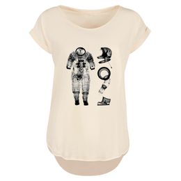 F4NT4STIC T-Shirt 'Nasa' Damen Gr&ouml;&szlig;e L sand