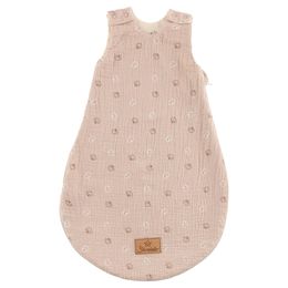 Sterntaler Schlafsack 'Bauernhof' M&auml;dchen Gr&ouml;&szlig;e 56 nude / braun / wei&szlig;