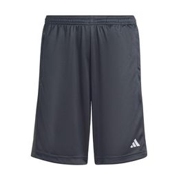 adidas Sportswear Sportshorts 'Essentials' Jungen Gr&ouml;&szlig;e 116 anthrazit / wei&szlig;