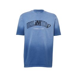 QS T-Shirt Herren Gr&ouml;&szlig;e M hellblau / dunkelblau / wei&szlig;