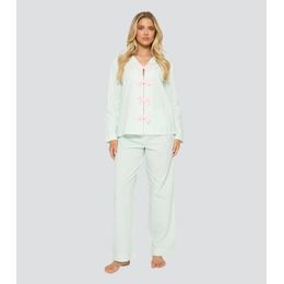 Loungeable Pyjama Damen Gr&ouml;&szlig;e S mint / hellpink Winterkleid