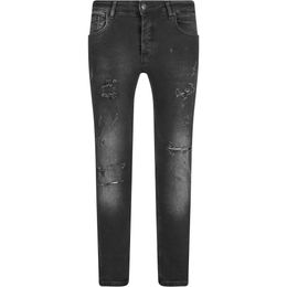 2Y Premium Jeans Herren Gr&ouml;&szlig;e 30 hellgrau / black denim