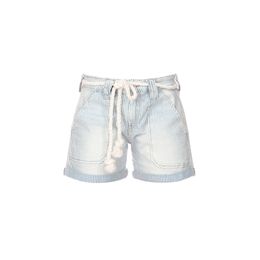 Le Temps Des Cerises Shorts 'BLOOM' Damen Gr&ouml;&szlig;e 40 hellblau / wei&szlig;