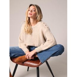 Deeluxe Pullover 'Mani' Damen Gr&ouml;&szlig;e S beige