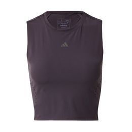 adidas Performance Sporttop Damen Gr&ouml;&szlig;e M/L grau / aubergine