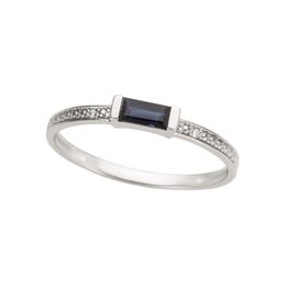 Firetti Ring Damen Gr&ouml;&szlig;e 50/51 schwarz / silber