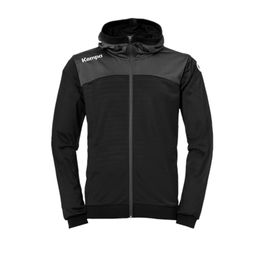 Kempa Trainingsjacke Herren Gr&ouml;&szlig;e M dunkelgrau / schwarz / wei&szlig;