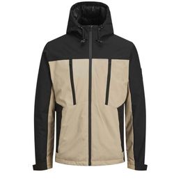Jack & Jones Jack & Jones &Uuml;bergangsjacke 'Abel' Herren Gr&ouml;&szlig;e L beige / schwarz
