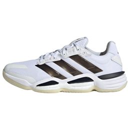 adidas Performance Sportschuh 'Stabil 16' Damen Gr&ouml;&szlig;e 47/47.5 dunkelbraun / wei&szlig;