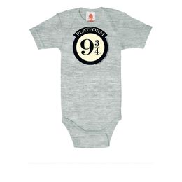 logoshirt Baby-Body 'Harry Potter - Platform 9 3/4 Logo' Jungen Gr&ouml;&szlig;e 62/68 grau