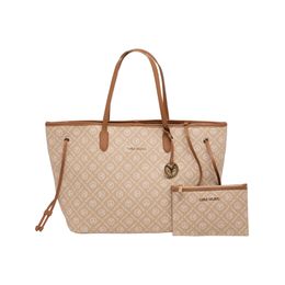 Carlo Colucci Shopper 'Desserra' Damen Gr&ouml;&szlig;e One Size beige / braun