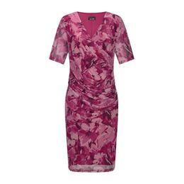 GOLDNER Kleid Damen Gr&ouml;&szlig;e 40 lila / ros&eacute; Winterkleid