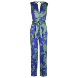 Kleo Jumpsuit Damen Gr&ouml;&szlig;e L blau / grasgr&uuml;n