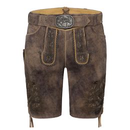 Spieth & Wensky Spieth & Wensky Lederhosen 'Lederhose F&uuml;rstenzell' Herren Gr&ouml;&szlig;e 34 braun