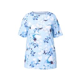 MIAMODA T-Shirt Damen Gr&ouml;&szlig;e 8XL blau / cyanblau / hellblau / dunkelblau